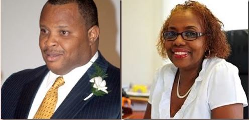 Minister of Finance Chris Sinckler and Commissioner of the Barbados ...