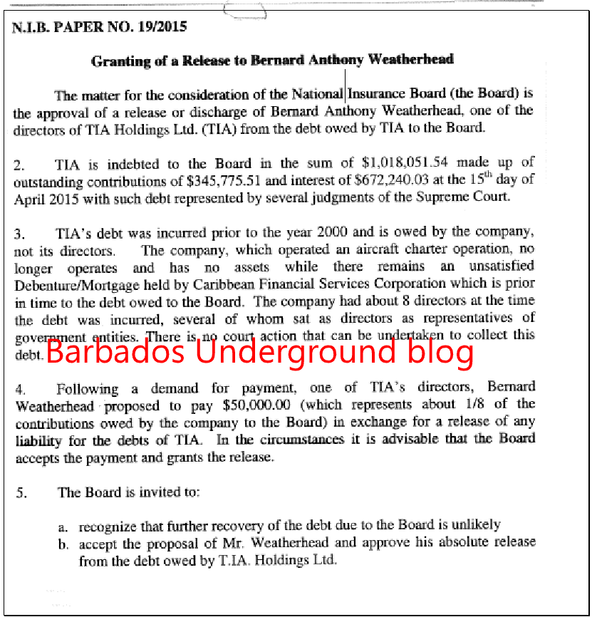 Taxpayers Owed by Bernie Weatherhead, a Member of the Money ...